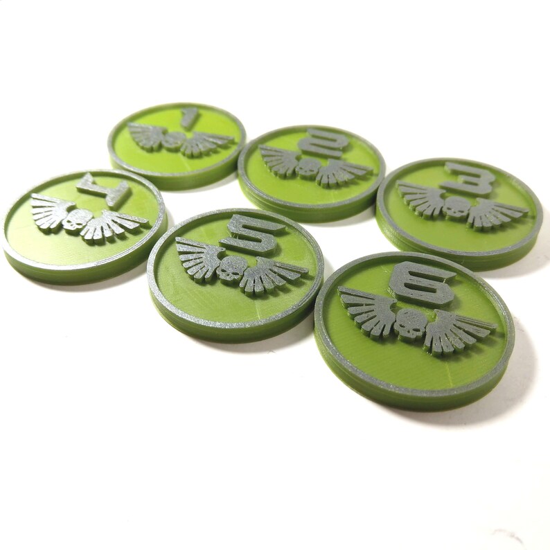 Warhammer 40k Imperial Guard Objective Markers - Etsy