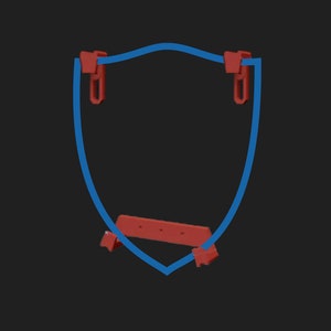 Wall Mount for Triangle Capt America Shield - Etsy