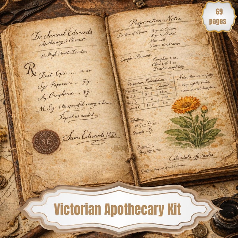 Dark Botanical Apothecary - Etsy