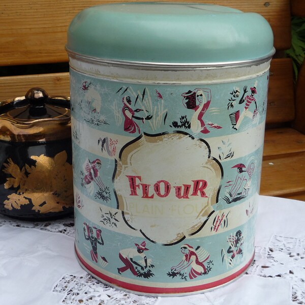 Flour Tin - Etsy