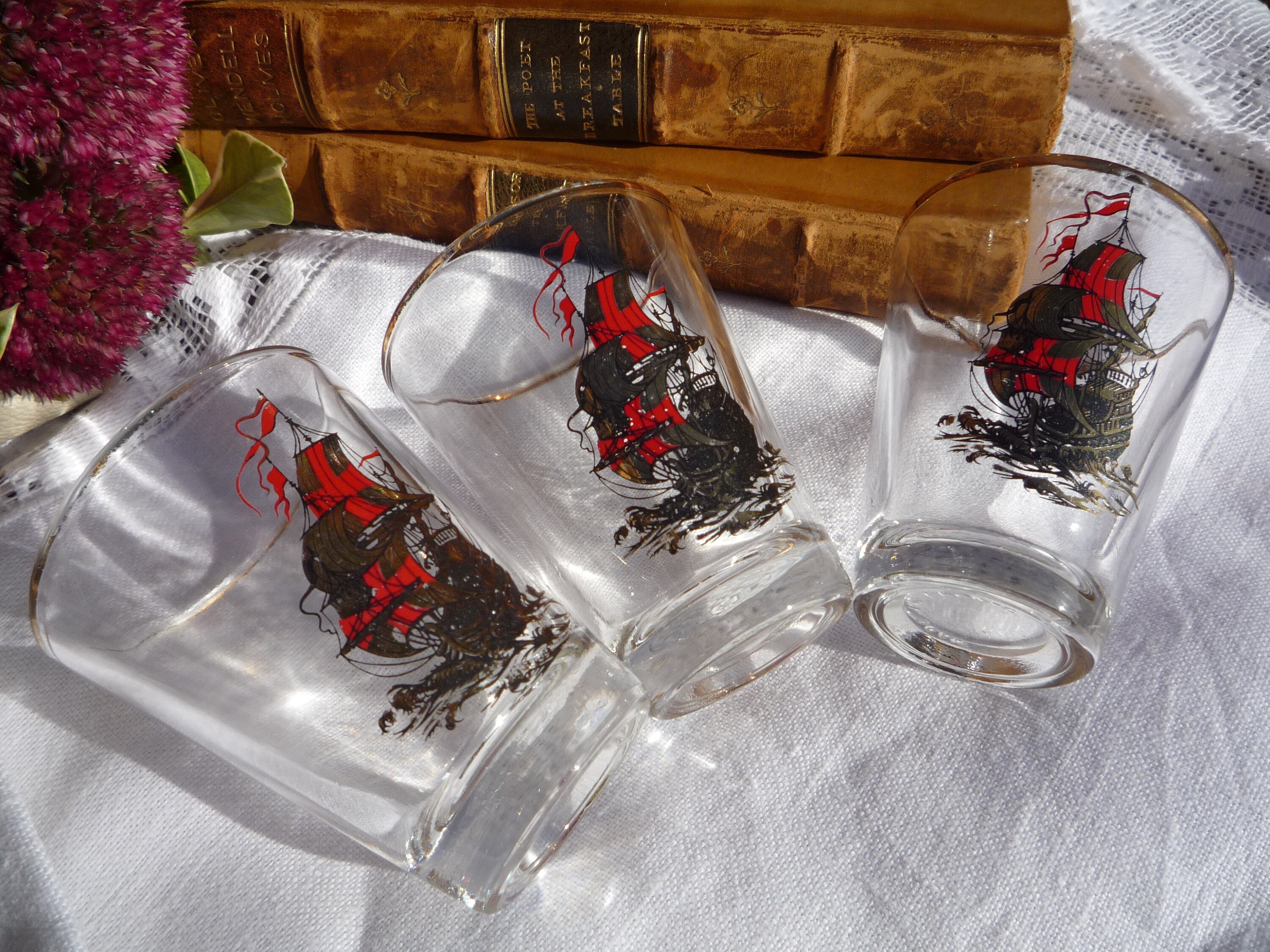 6 Vintage French Shot/tot Glasses From the 1950's - Etsy