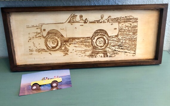 Custom Engraved Drawing of Your Favorite Photo - Etsy