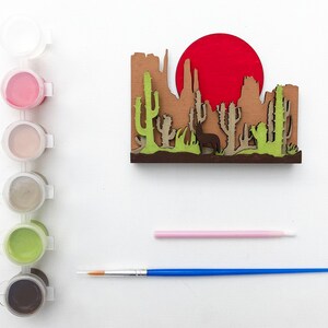 DIY 3D Arizona Desert Landscape Art Kit | Sedona | Phoenix | Mesa | DIY ...