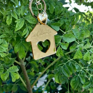 Key Chain. Personalized New Home Keychain Set | Wood or Acrylic ...