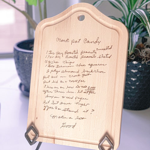 Custom Recipe Sign Personalized Recipe Decor Gift for Mom | Etsy