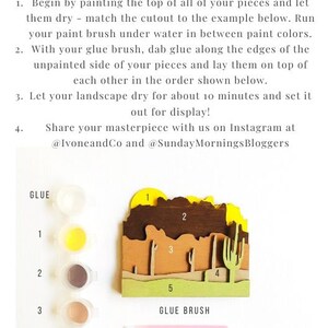 DIY 3D Arizona Desert Landscape Art Kit | Sedona | Phoenix | Mesa | DIY ...