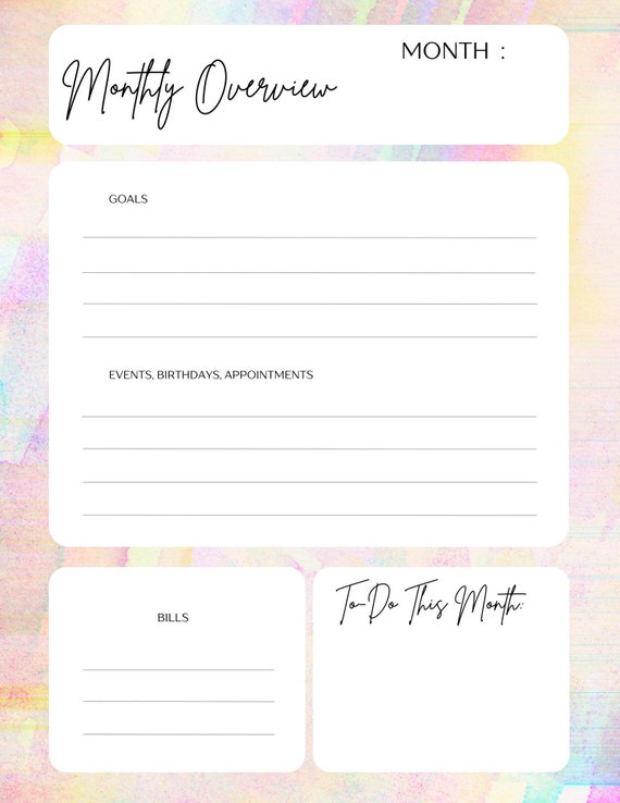 Monthly Overview - Etsy