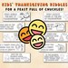 Thanksgiving Riddle Coloring Bookmarks: Fun Kids Activity (PDF) - Etsy