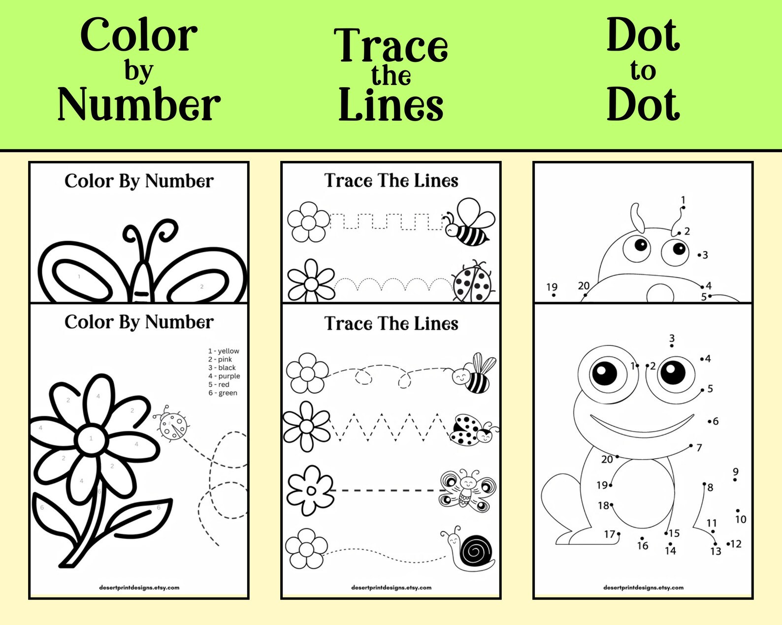 Spring Activity Printable Bundle, Spring Coloring Pages, Spring Word ...