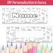 Back-to-school Coloring Bookmarks | Editable Canva Template | Printable ...