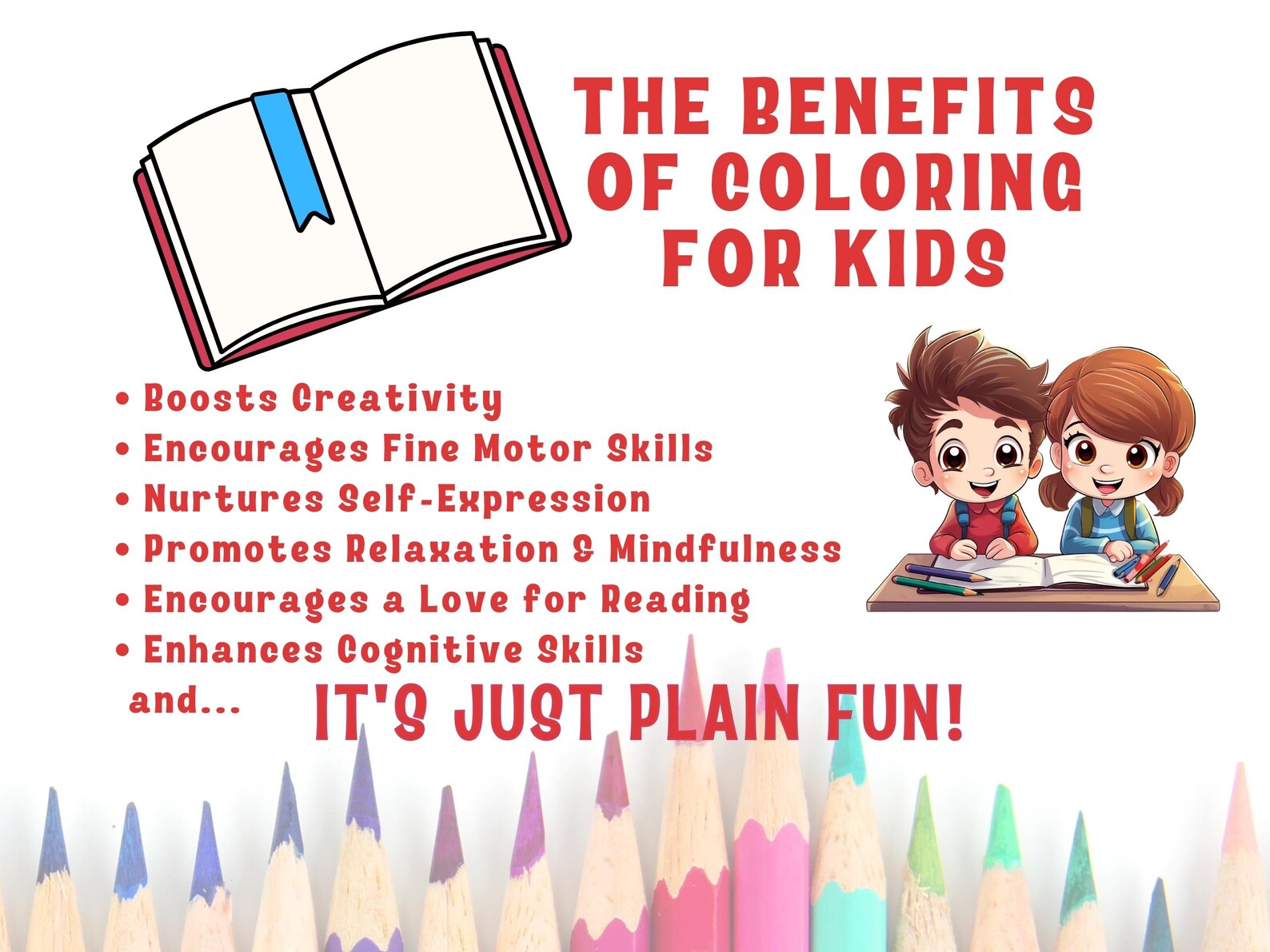 Back-to-school Coloring Bookmarks | Editable Canva Template | Printable ...