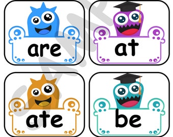 Teach Young Children How to Read With Dolch Sight Words - Etsy