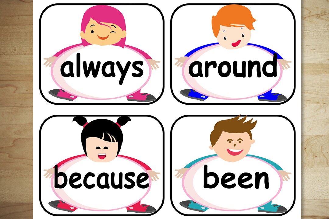 Dolch 2nd Grade Sight Word Flashcards Second Grade Printable - Etsy