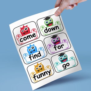 Dolch Sight Words PRE-KINDERGARTEN, Sight Word Flash Cards, Printable ...
