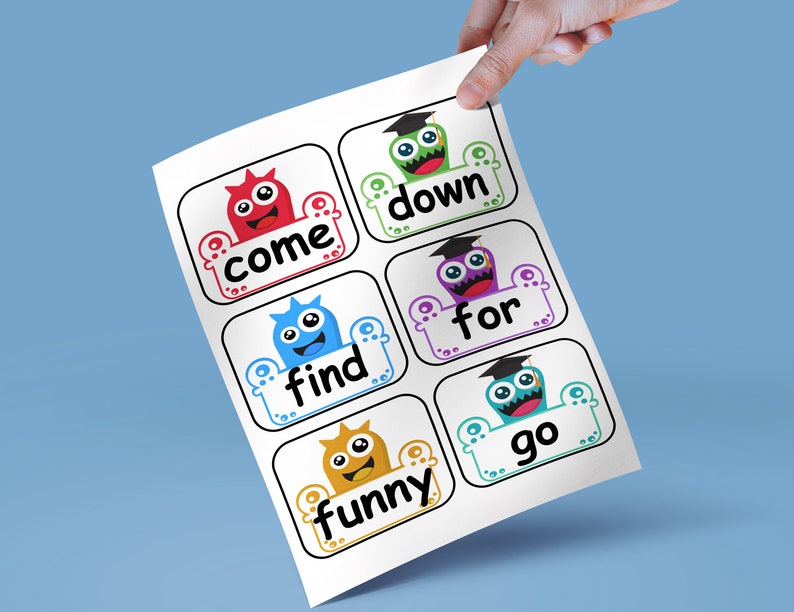 Dolch Sight Words PRE-KINDERGARTEN, Sight Word Flash Cards, Printable ...