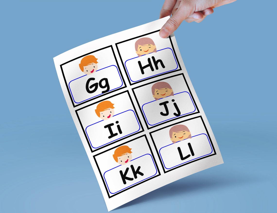Alphabet Flashcards Printable, Uppercase and Lowercase Letters, ABC ...
