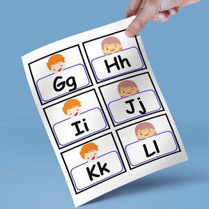 Alphabet Flashcards Printable, Uppercase and Lowercase Letters, ABC ...