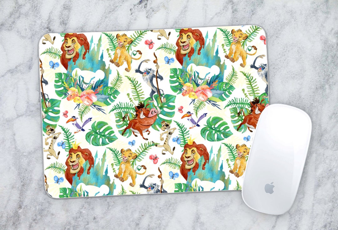Computer Mousepad Disney Safari Animal Kingdom Lion King Simba Timon ...