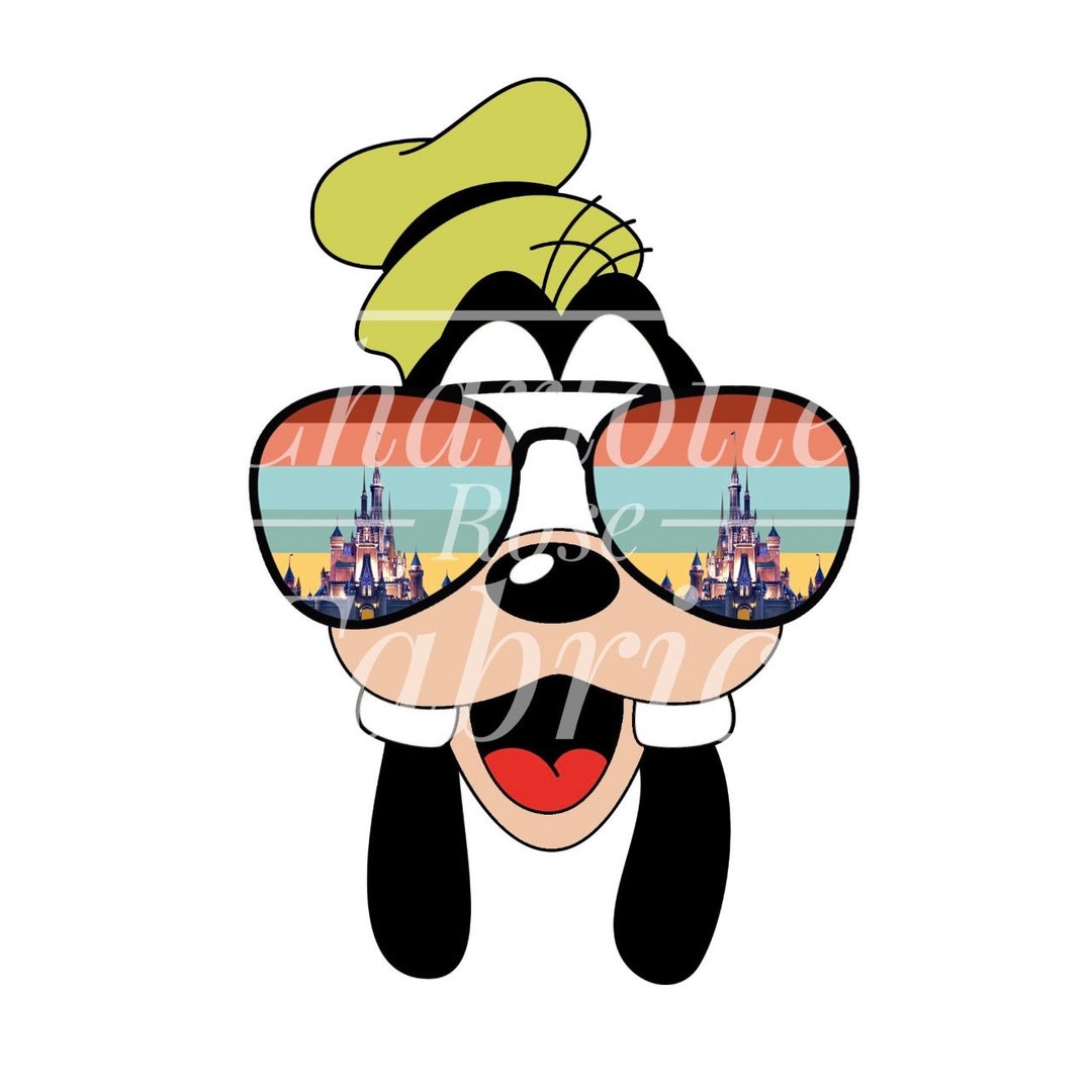 Sublimation Transfer - Goofy Castle Sunglasses - Ready to Press Print ...