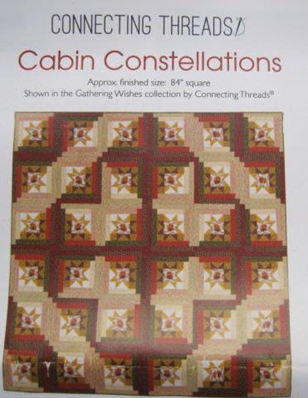 Quilt Kit W/backing Fabric- Cabin Constellations - Fall Colors - Etsy