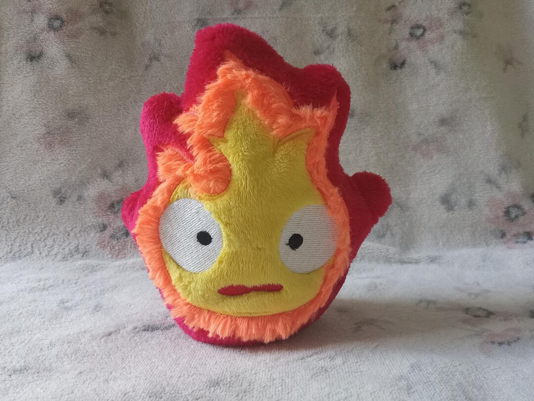 Howl's Moving Castle Calcifer Standing Flame Plushie - Etsy