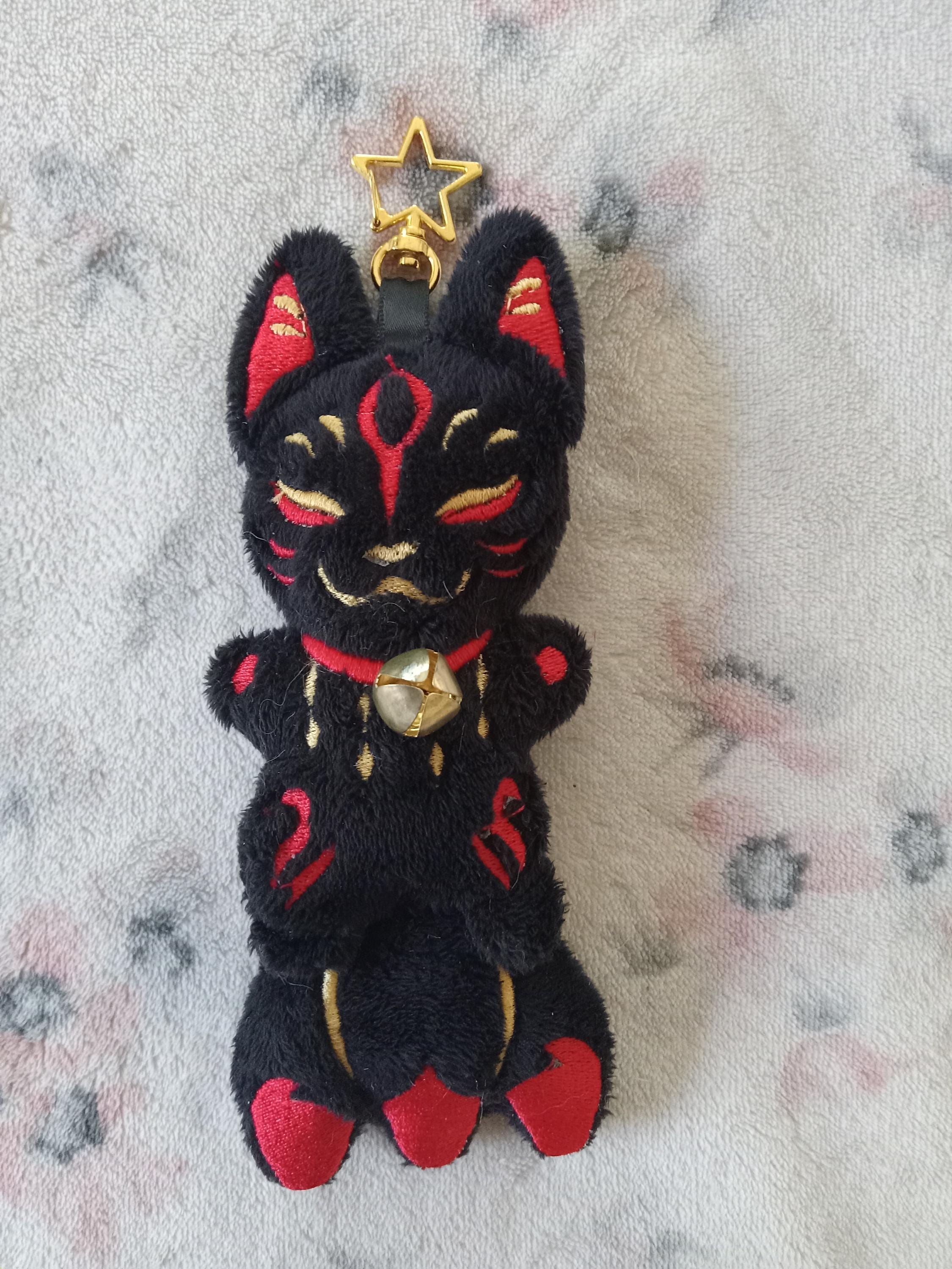 Kitsune Fox Plush Keychain - Etsy