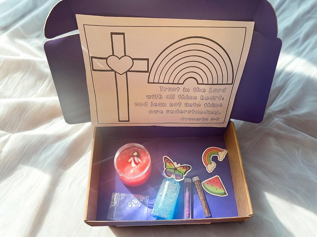 JESUS Slime, Jesus Activity Box, Christian Toy, Jesus Play, Jesus Toy ...
