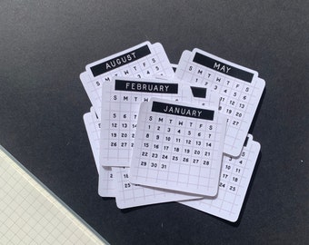 Die Cut Calendar - Etsy