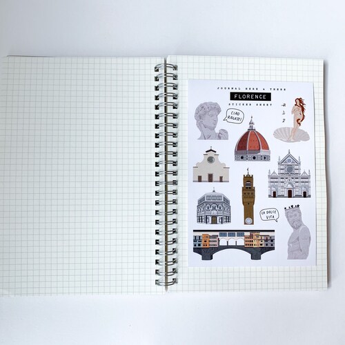 Amalfi Coast Sticker Sheet Stickers Stationary Italy - Etsy
