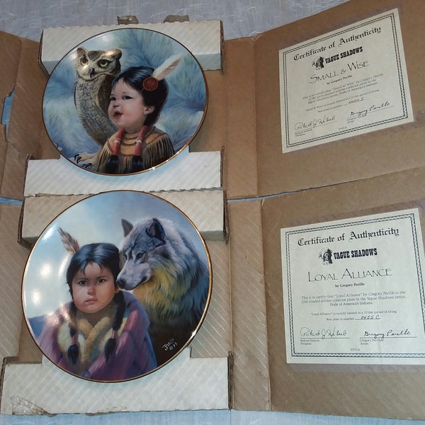 Indian Native Collector Plates - Etsy