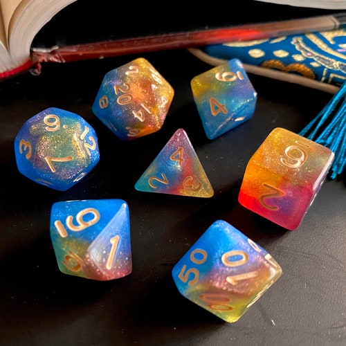 PINK Marshmallow Dnd Dice Set for Dungeons and Dragons Ttrpg - Etsy