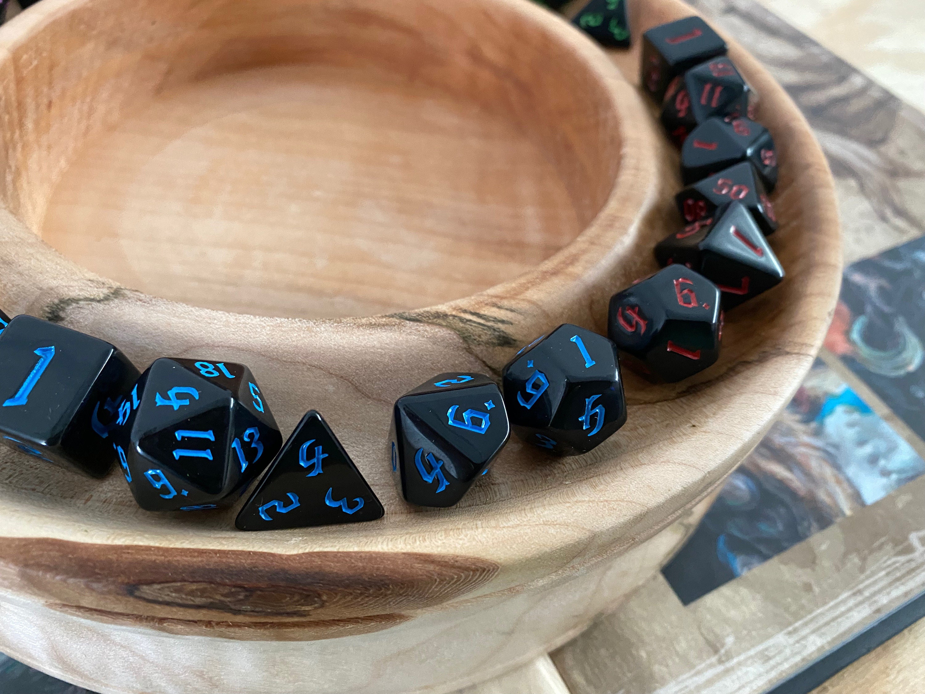 Role Playing Games D20 D6polyhedral dice set for any Ttrpg role playing ...