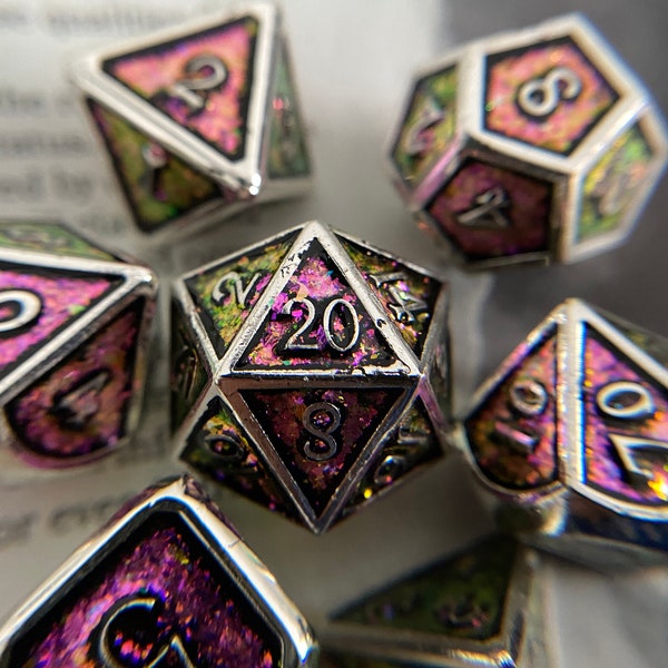 Solid Silver Dice - Etsy