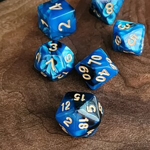 Crow's Intelligence Dnd Dice Set for Dungeons and Dragons Ttrpg ...