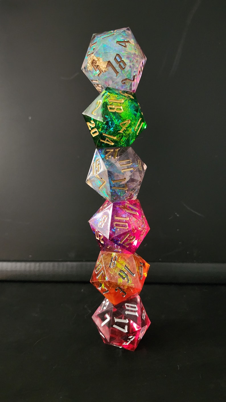 Ruby Shard Handmade Sharp Edge 35mm Jumbo D20 for Pathfinder - Etsy