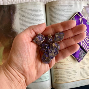 METEOR Shower Dnd Dice Set, Polyhedral Dice Set for Dungeons & Dragons ...