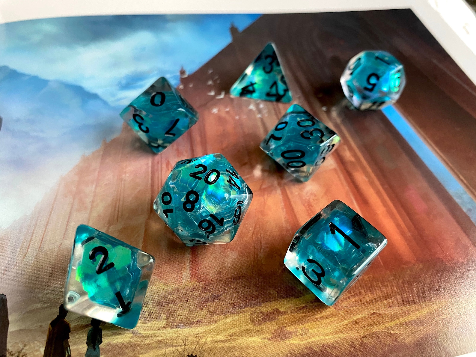 Tears Dnd Dice Set for Dungeons and Dragons D20 Polyhedral | Etsy