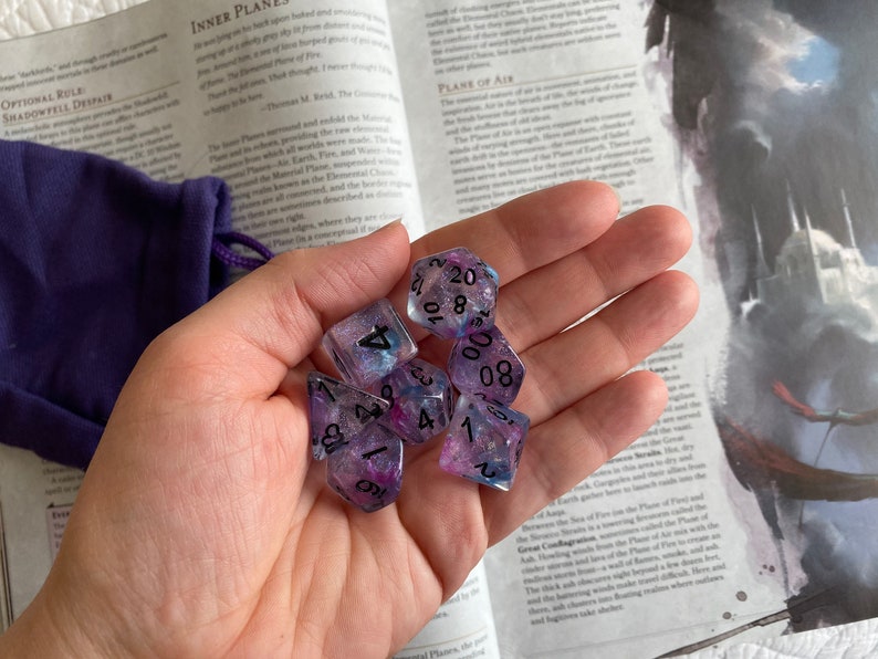 Arcane Magic Dnd Dice Set for Dungeons and Dragons D20 - Etsy