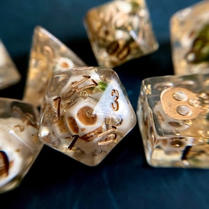 HEADHUNTER Dnd Dice Set for Dungeons and Dragons Ttrpg, SKULL Dice ...