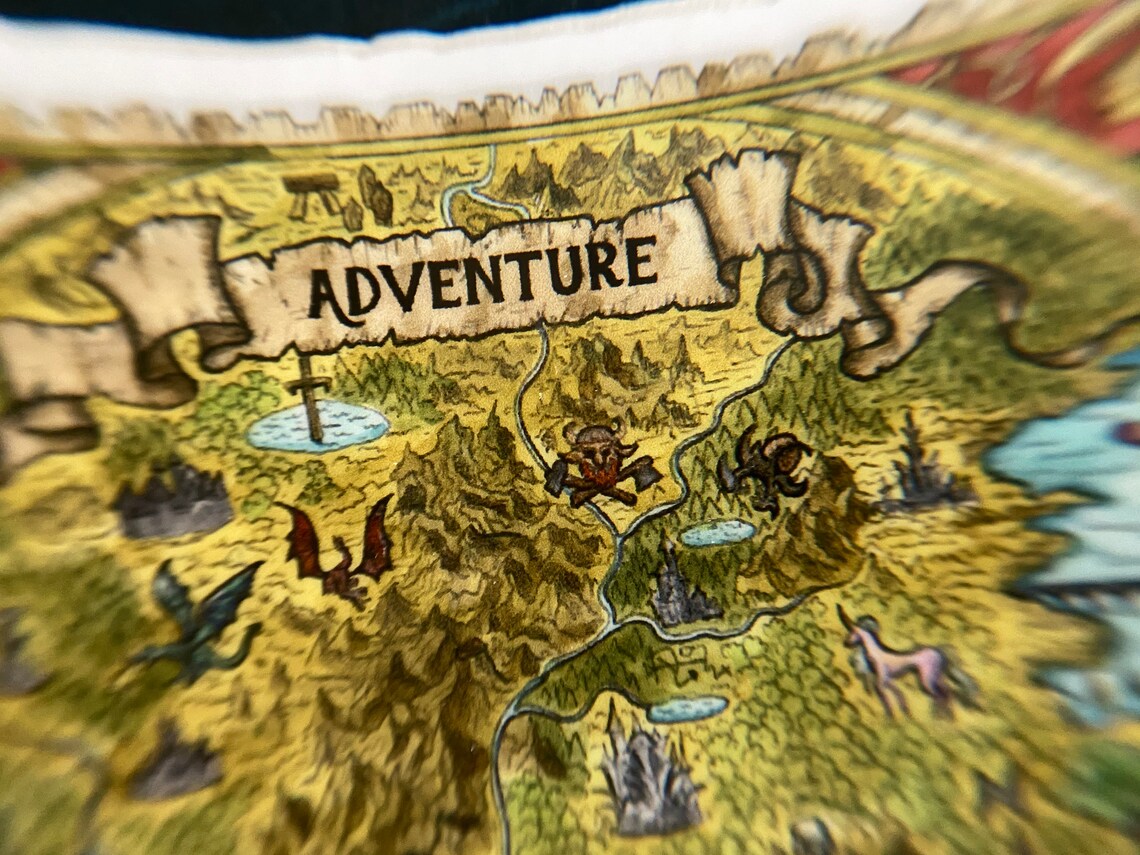 Dnd Stickers dnd Map Sticker Dnd Decal Vinyl Sticker Decal - Etsy