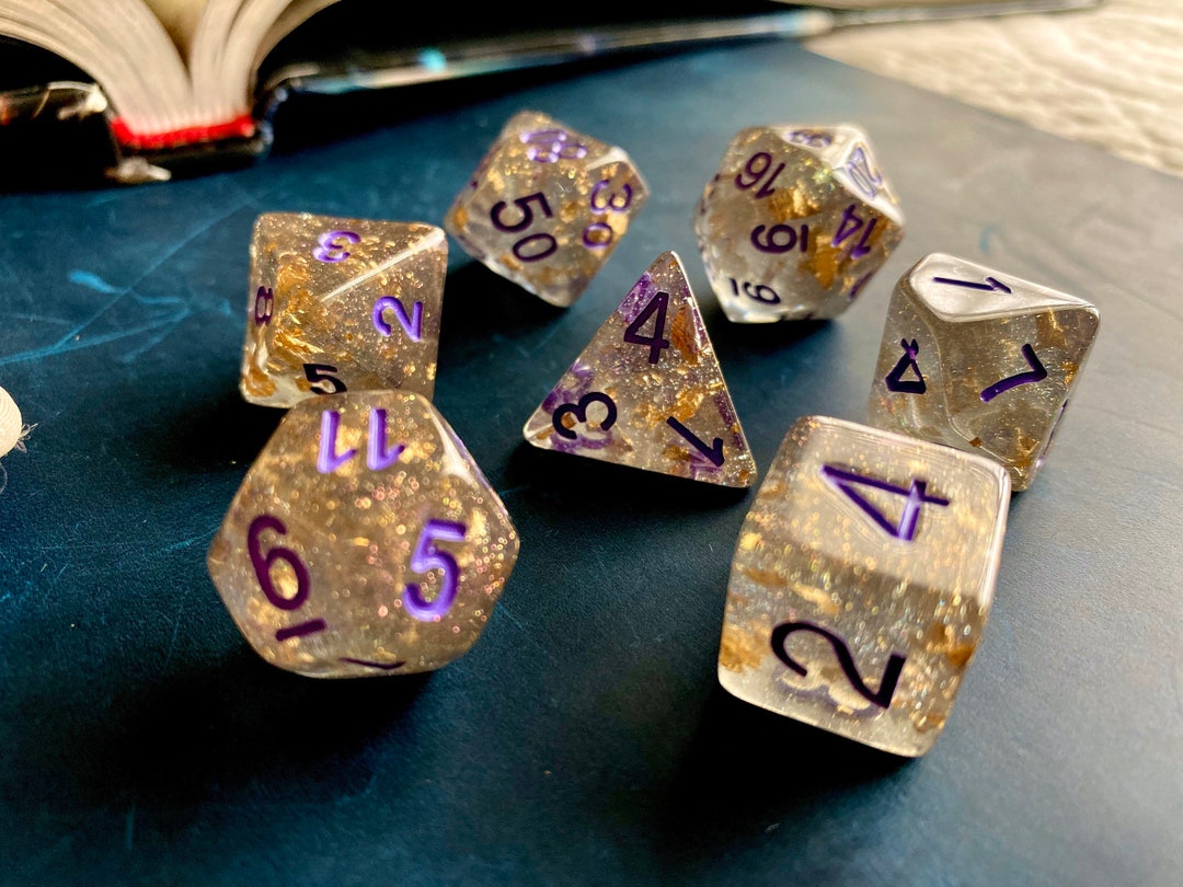 METEOR Shower Dnd Dice Set, Polyhedral Dice Set for Dungeons & Dragons ...