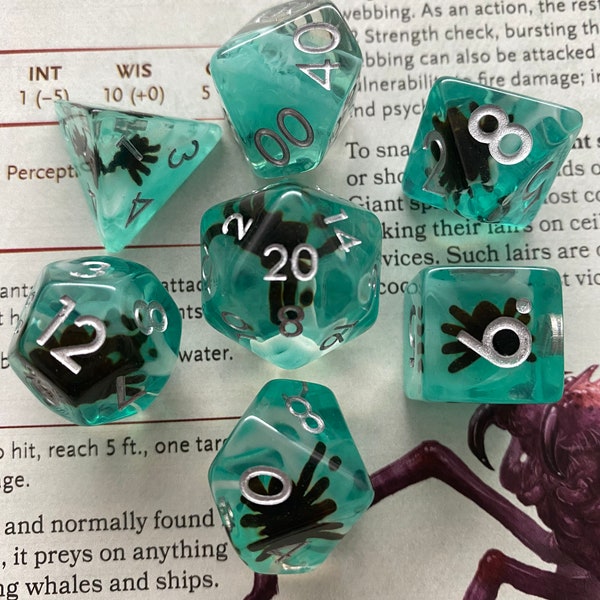 Dnd Dice Set - Etsy