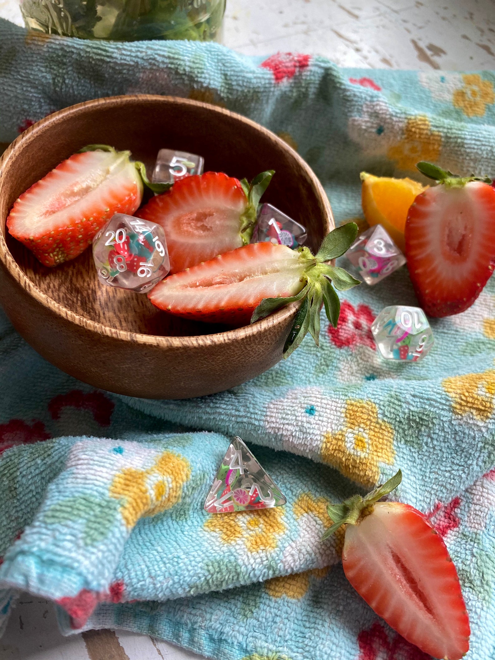 Fruit Salad Dice Set Dnd Dice Set for Dungeons and Dragons | Etsy