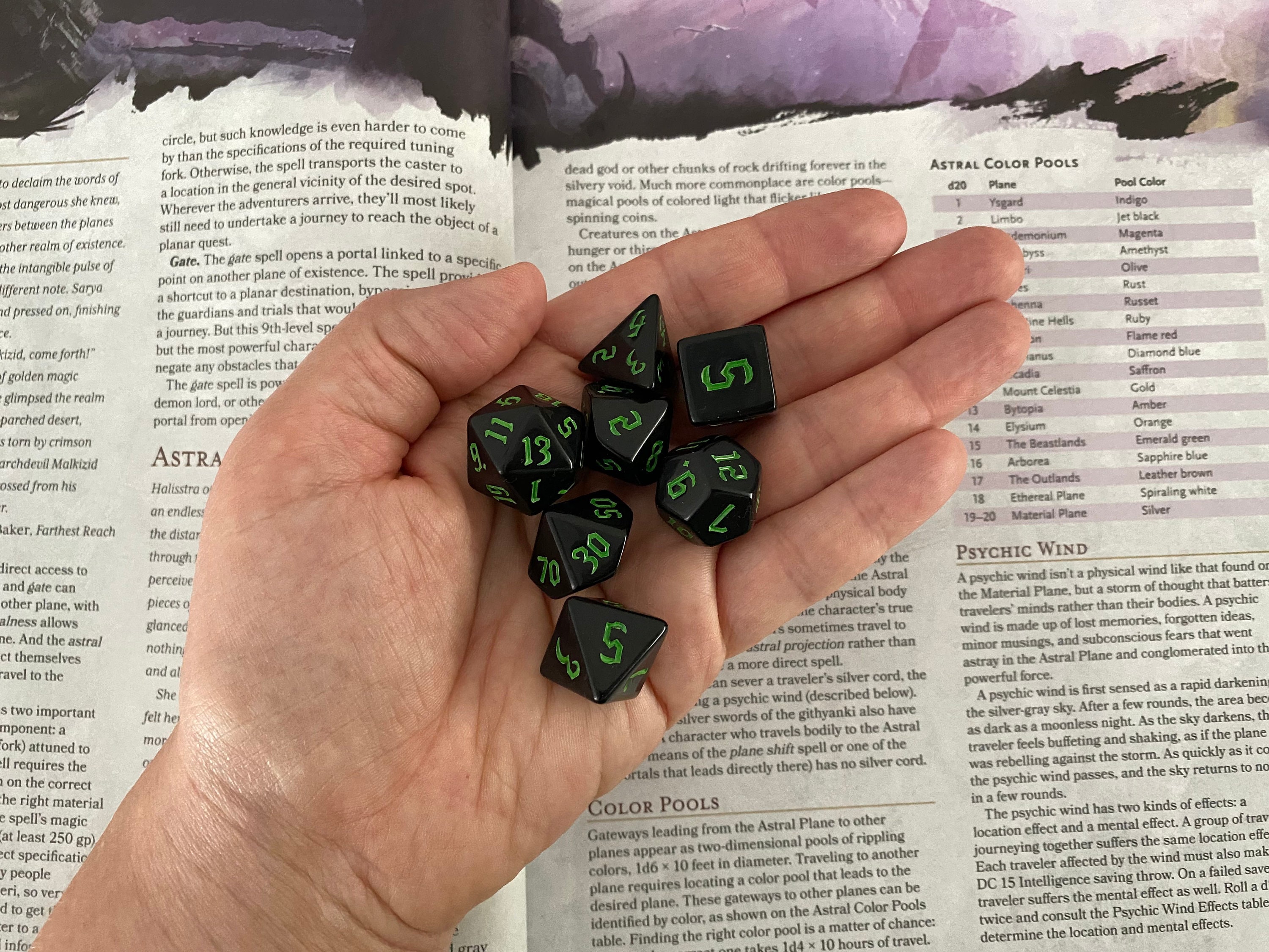 Role Playing Games D20 D6polyhedral dice set for any Ttrpg role playing ...