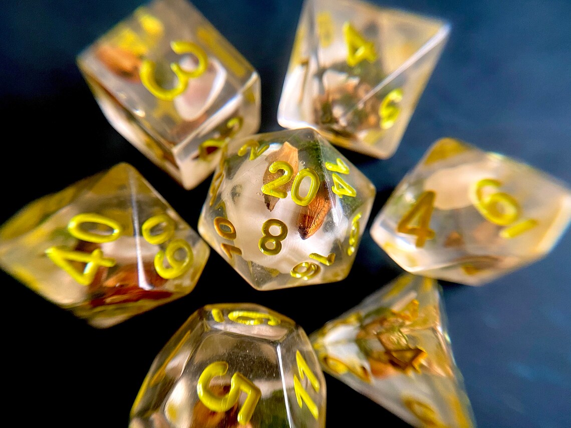 DRUID RITUAL Dnd Dice Set 4 Dungeons and Dragons D20 - Etsy