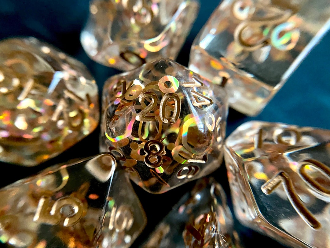 Circlet Dnd Dice Set for Dungeons and Dragons, D20 Polyhedral Dice Set ...