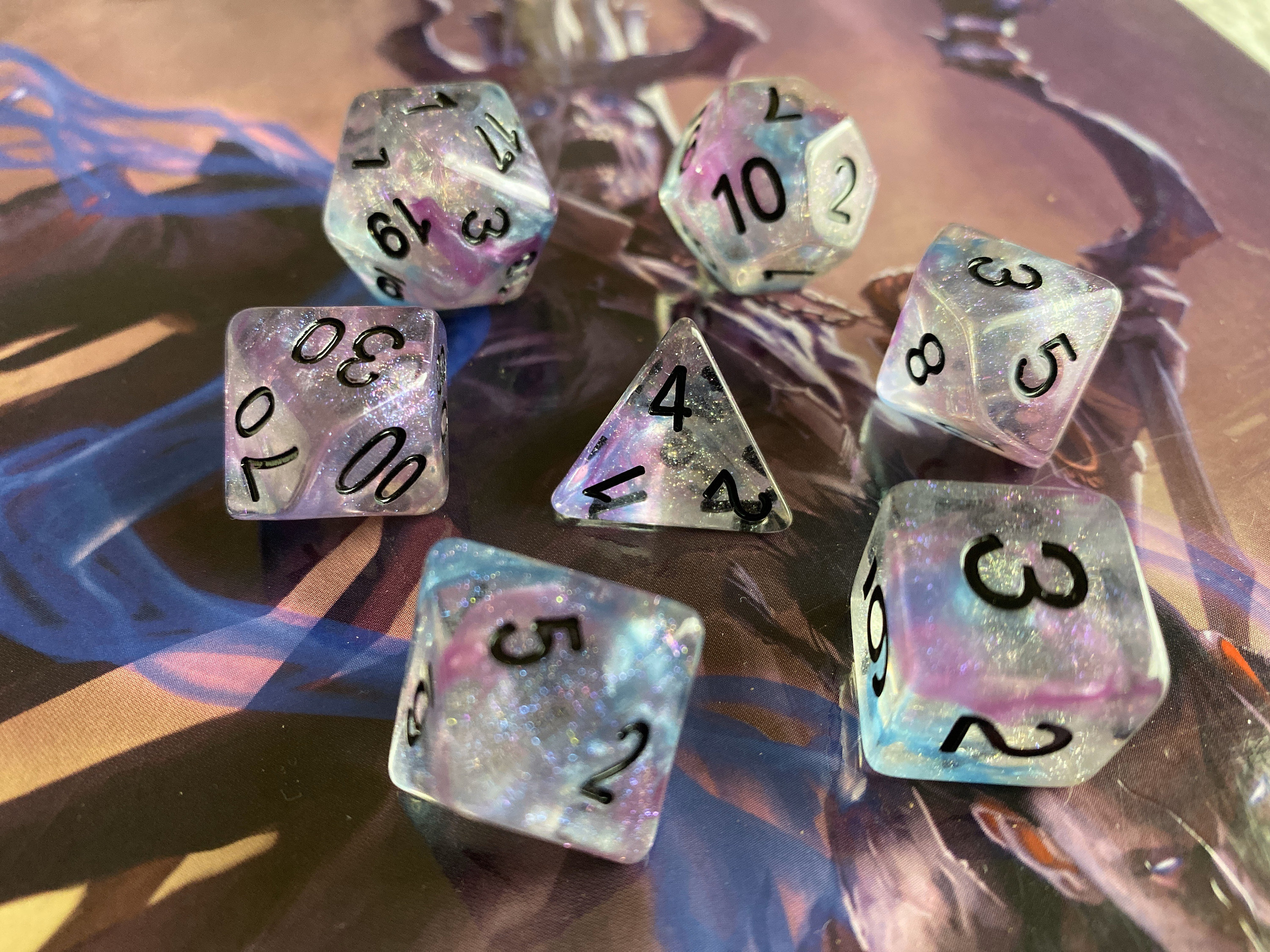 Arcane Magic dnd dice set para Dungeons and Dragons d20 | Etsy