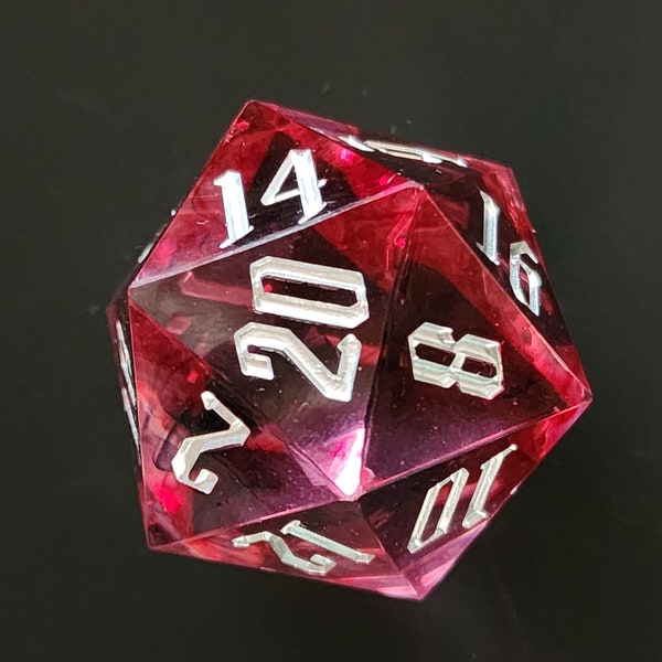Ruby D20 Dice - Etsy