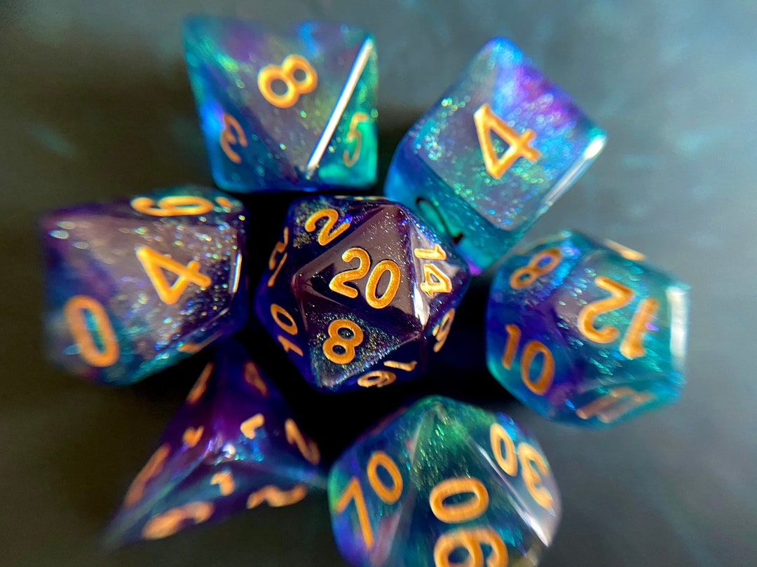 Water SPRITE Dnd Dice Set for Dungeons and Dragons TTRPG D20 - Etsy