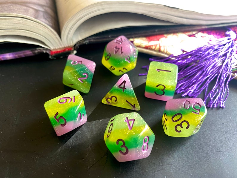 Dragon Skin Dnd Dice Set for Dungeons and Dragons RPG D20 - Etsy